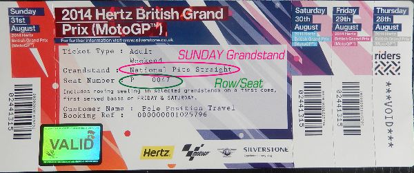 Silverstone Tickets